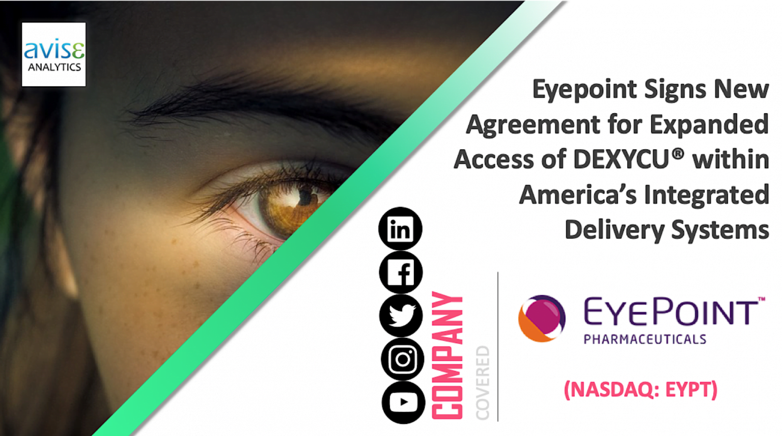 Eyepoint Signs New Agreement for Expanded Access of DEXYCU within ...