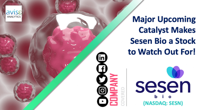 Major Upcoming Catalyst Makes Sesen Bio A Stock to Watch Out For!